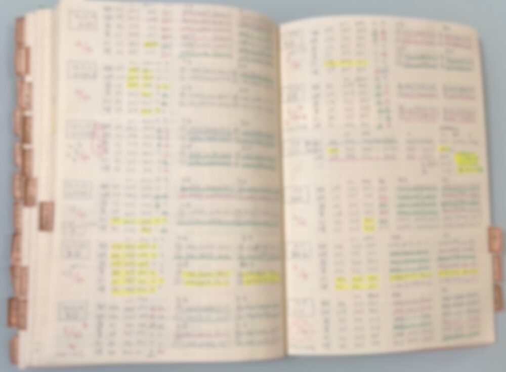 リフィルダウンロード｜A5システム手帳【模試結果】 | Tack Planner